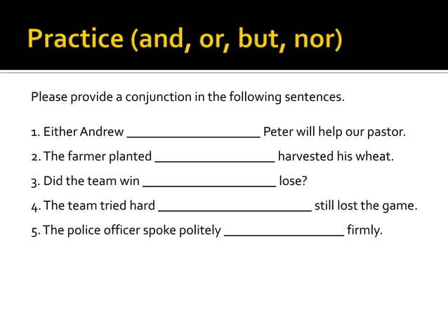 Conjunctions & Interjections Lesson | PPTX