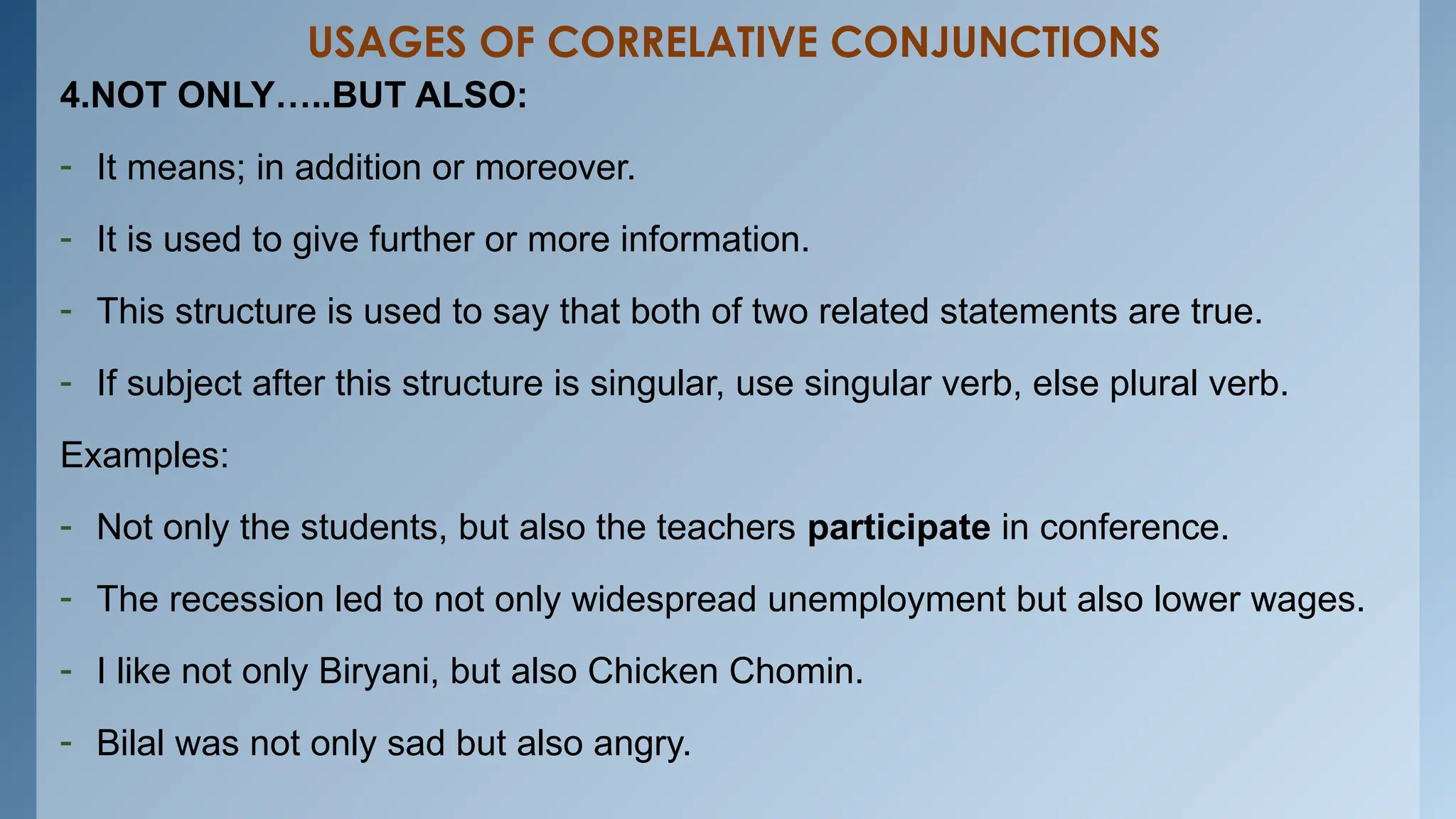 CONJUNCTIONS & ITS TYPES.pptx conjunction | PPTX