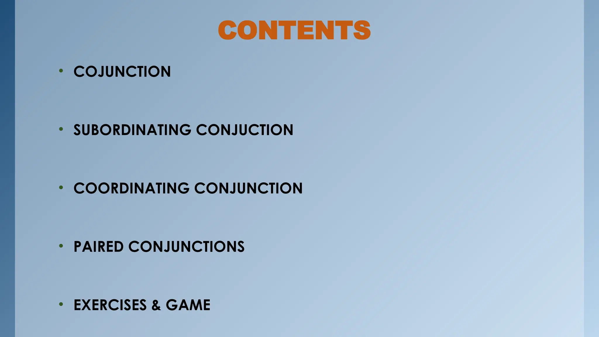 CONJUNCTIONS & ITS TYPES.pptx conjunction | PPTX