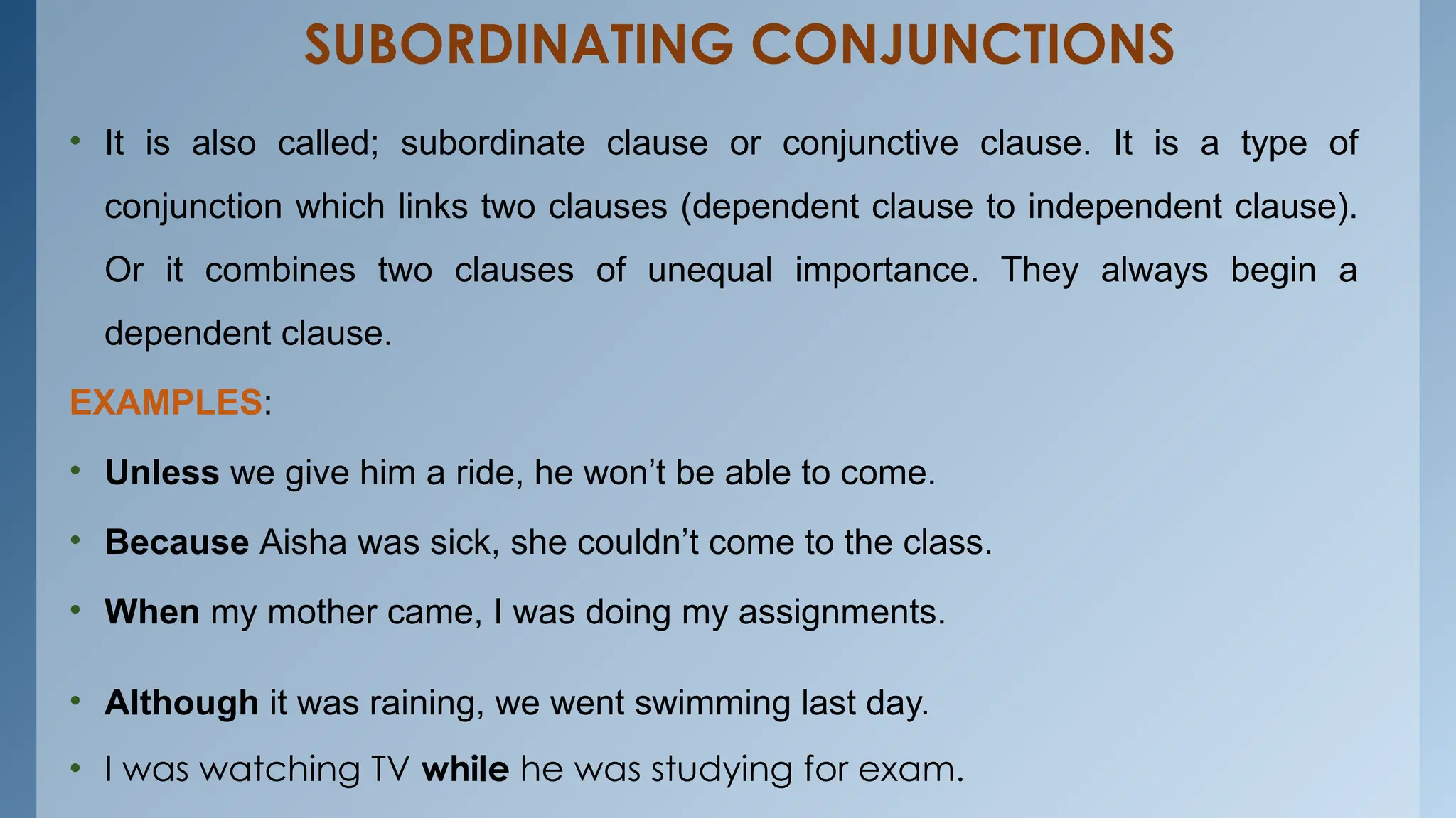CONJUNCTIONS & ITS TYPES.pptx conjunction | PPTX
