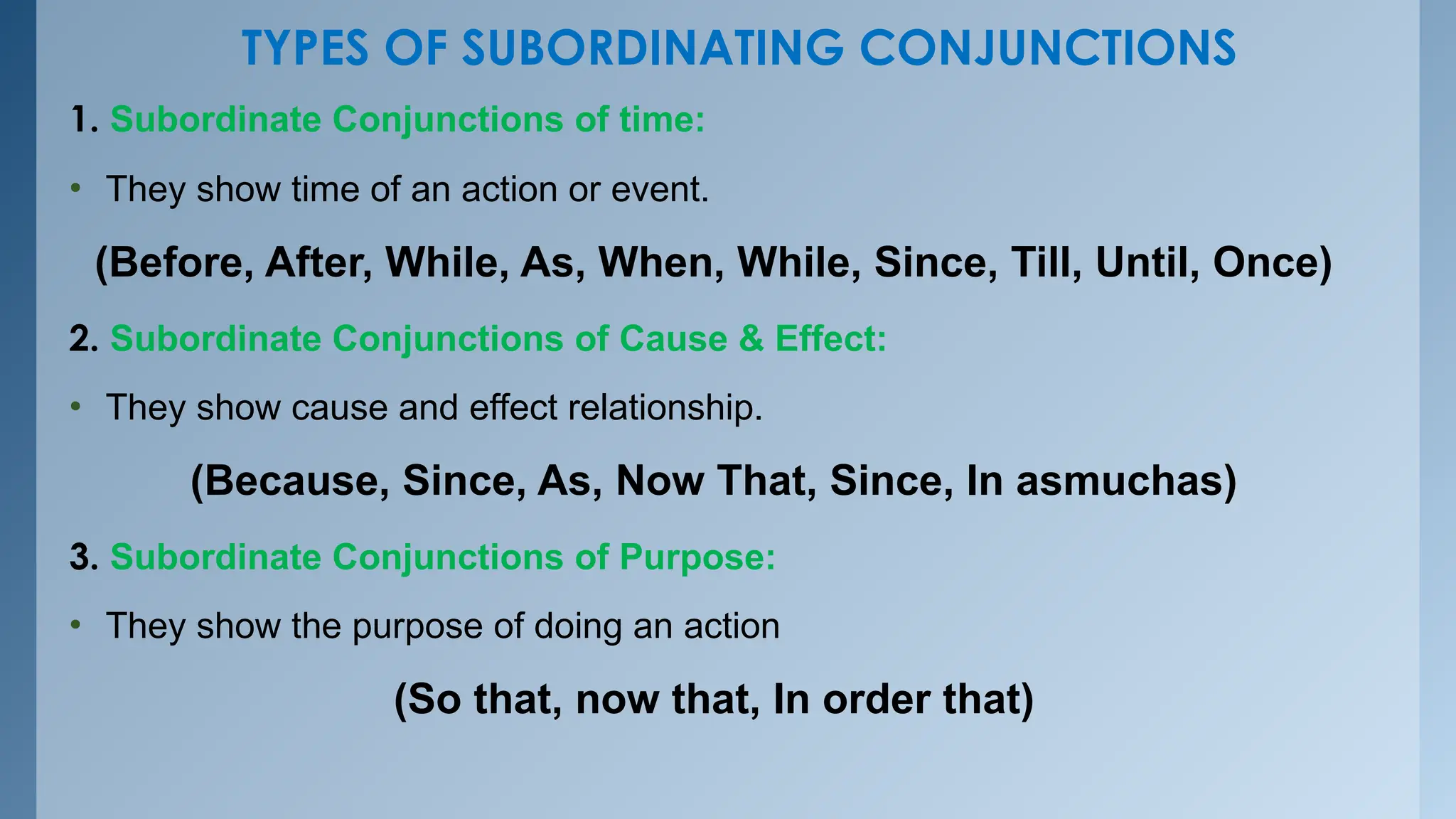 CONJUNCTIONS & ITS TYPES.pptx conjunction | PPTX