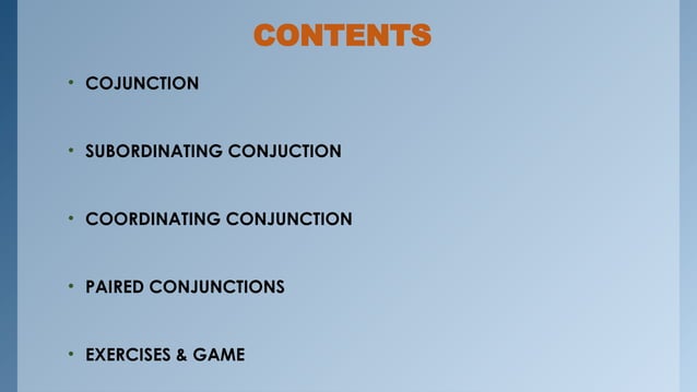 CONJUNCTIONS & ITS TYPES.pptx conjunction | PPTX