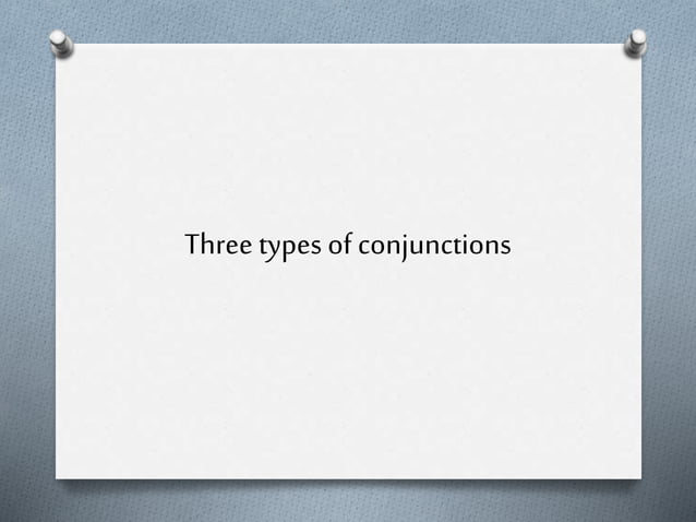 CONJUNCTIONS | PPTX