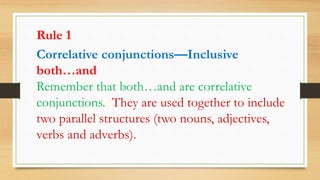 Conjunctions lecture 2 | PPT