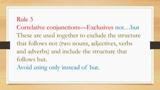 Conjunctions lecture 2 | PPT