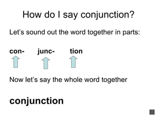 Conjunctions powerpoint | PPT