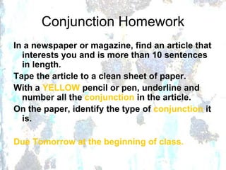 Conjunctions | PPT
