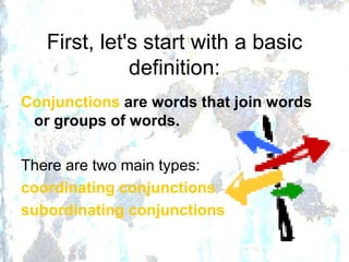 Conjunctions | PPT