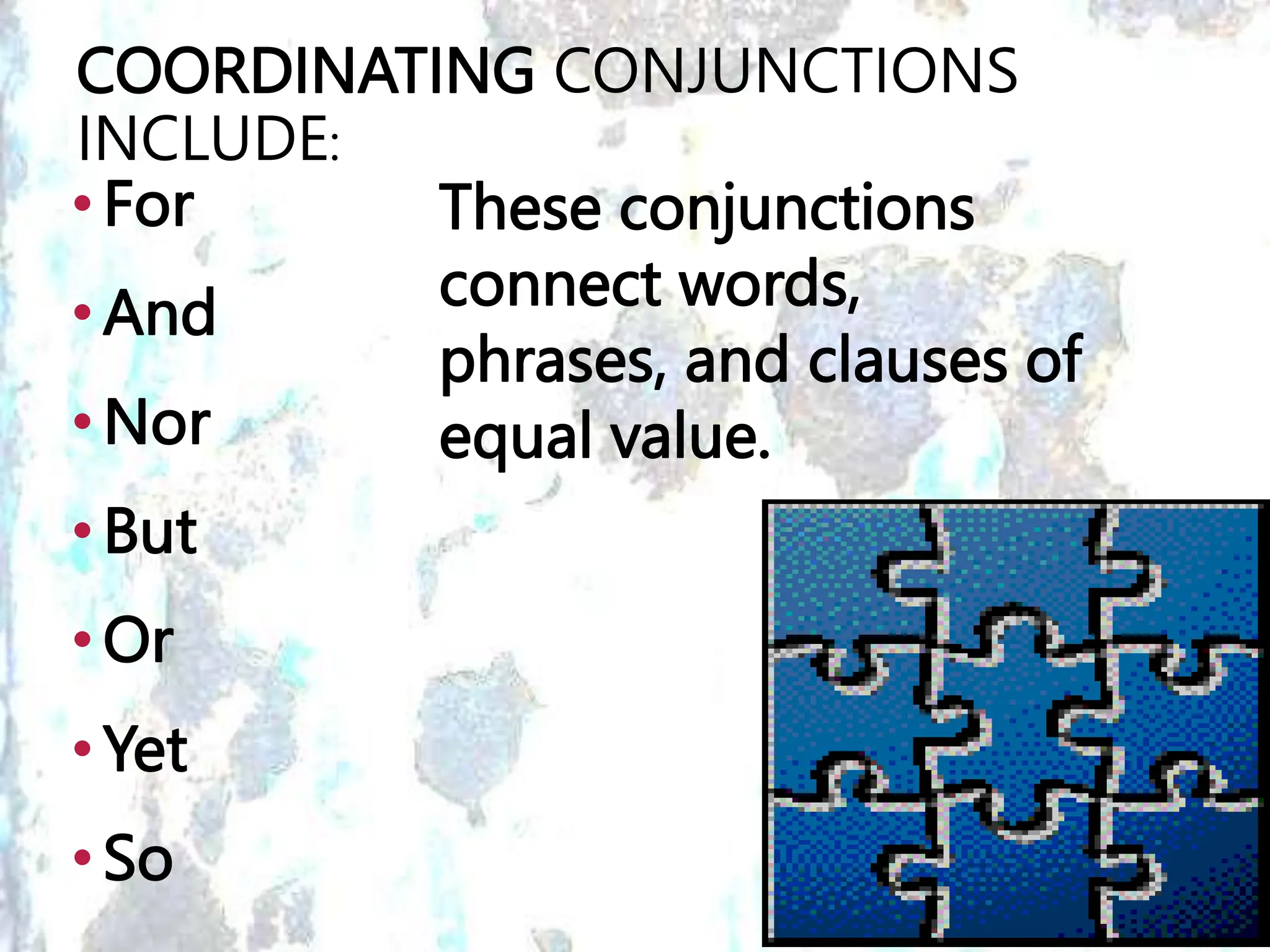 Conjunctions power point for grade 6.ppt