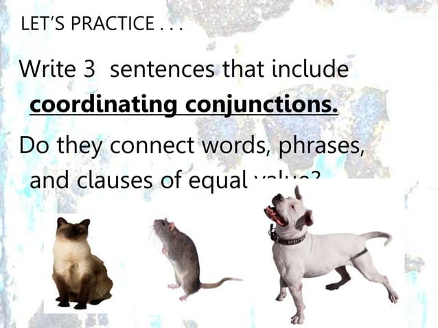 Conjunctions power point for grade 6.ppt