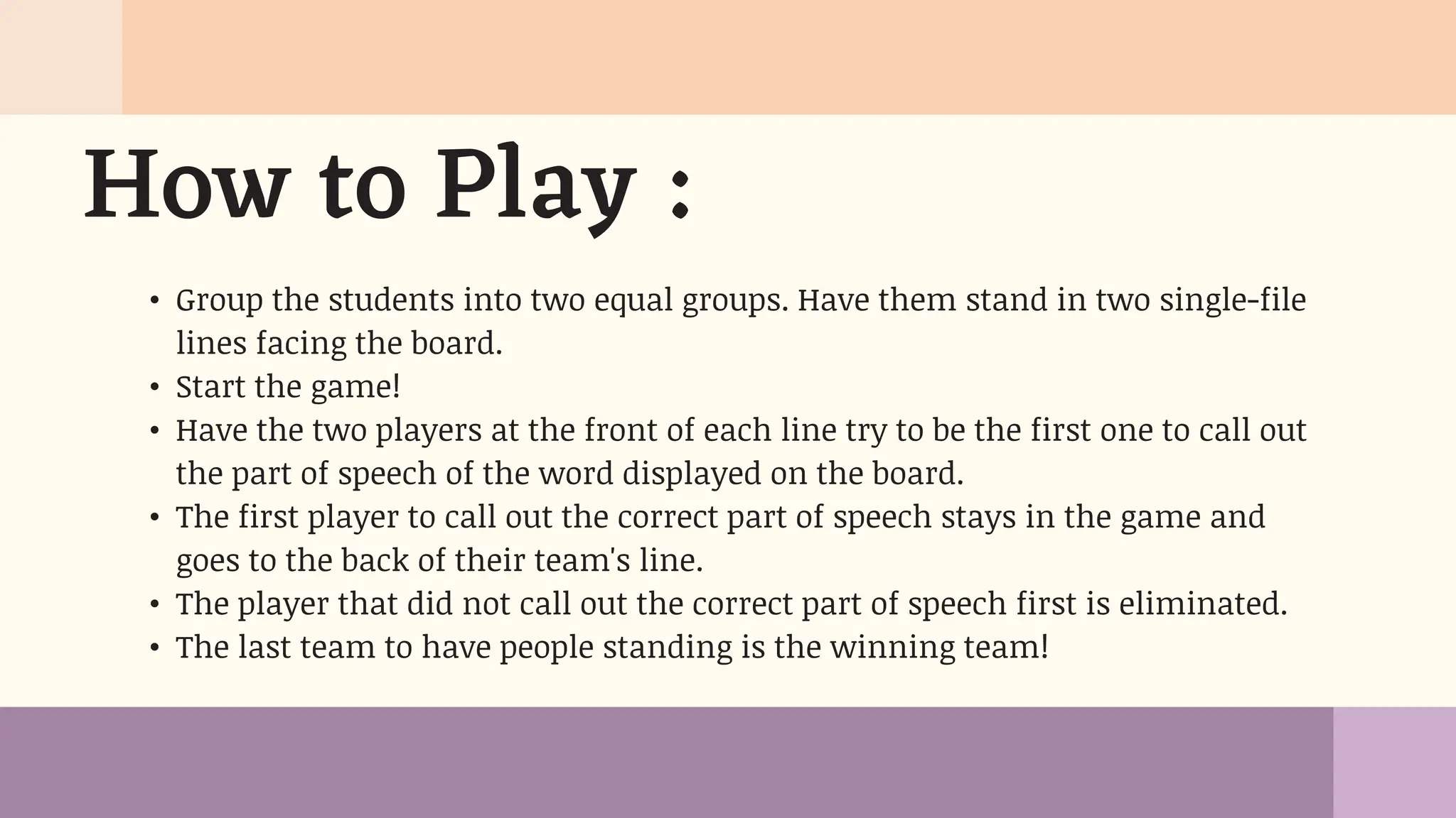 Conjunctions, Prepositions, and Interjections Language Review Game ...