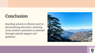 How Boarding Schools in Shimla Support Individual Learning Styles | PDF