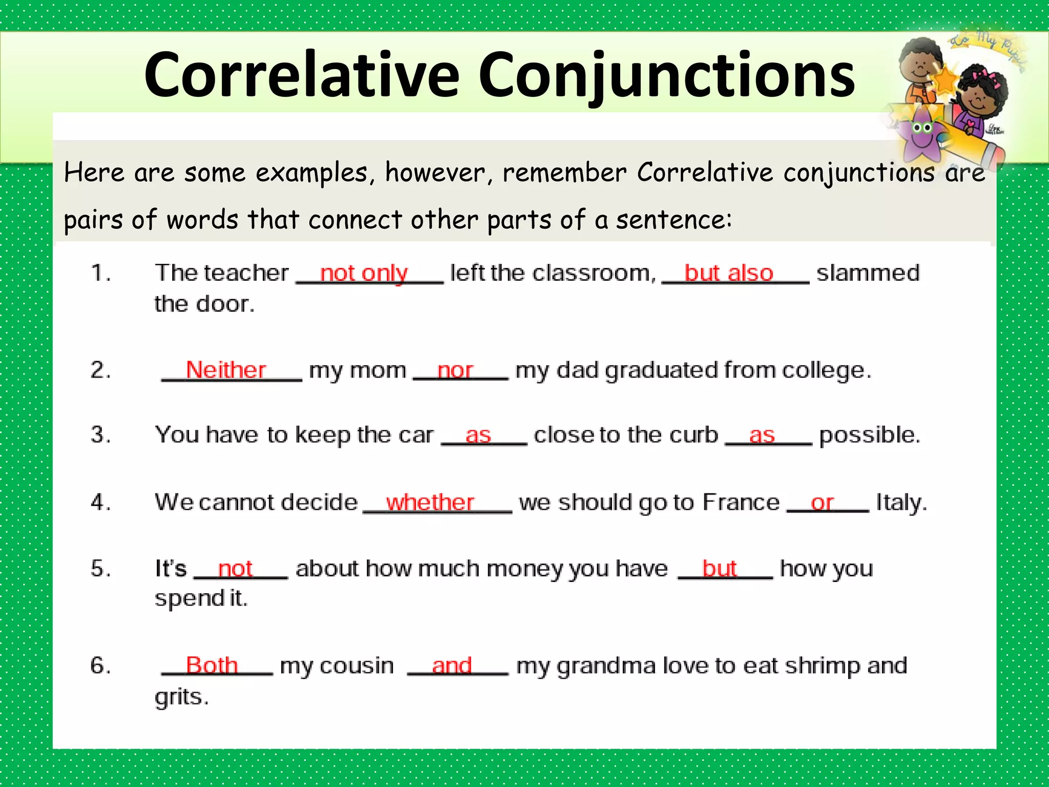 The Three Conjunctions: Part of Speech | PDF