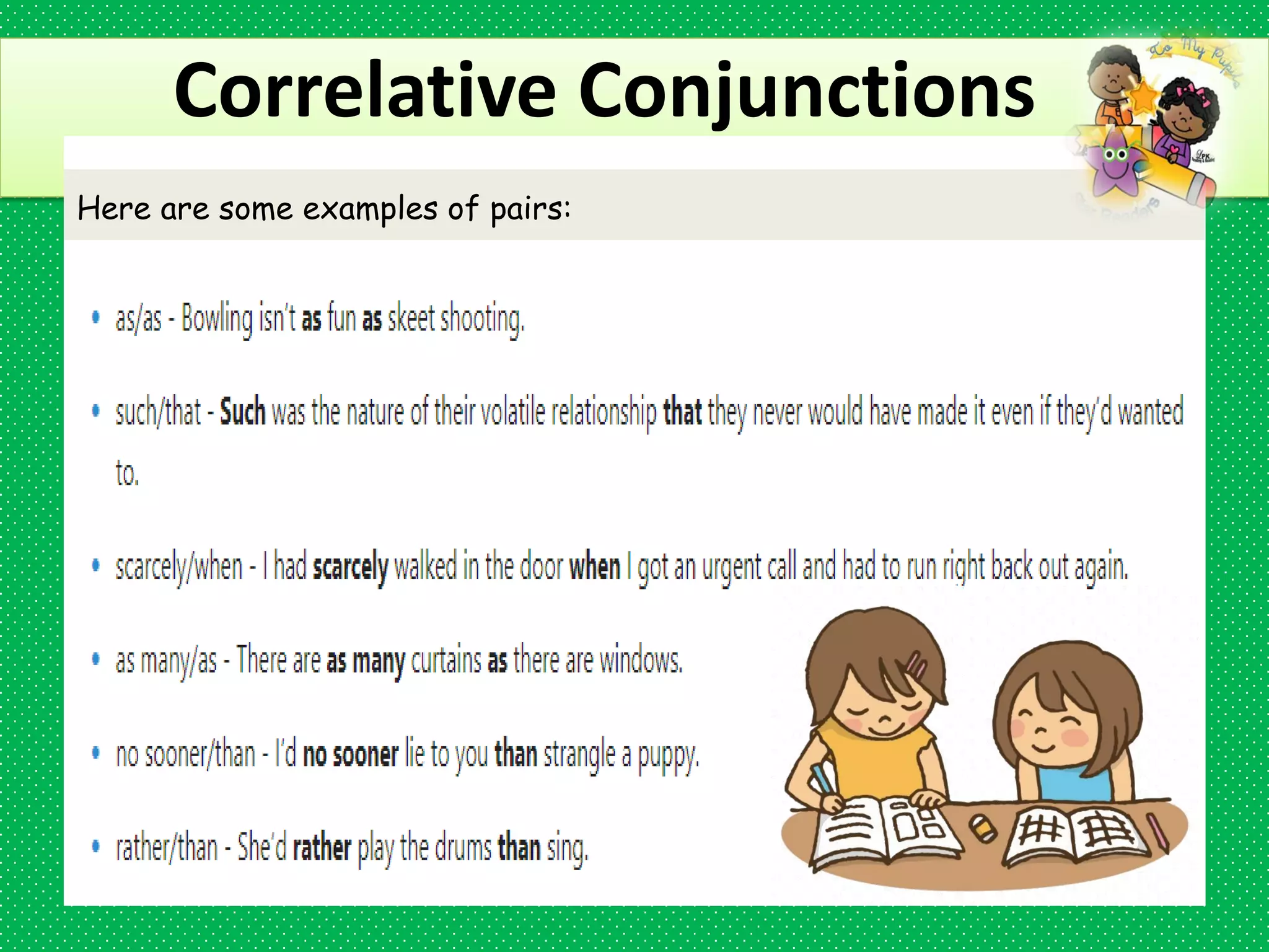 The Three Conjunctions: Part of Speech | PDF