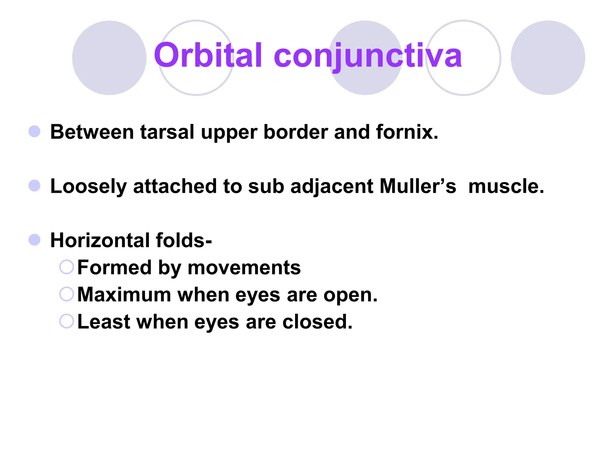 Anatomy of Conjunctiva- bulbar ,palpebral and forniceal | PPT