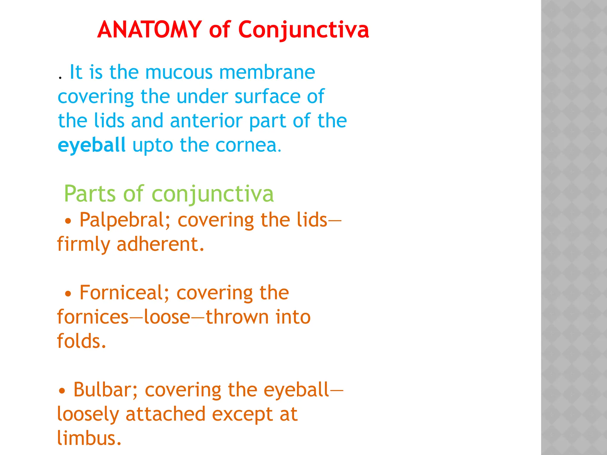 Conjunctiva anatomy and physiology eye.pptx