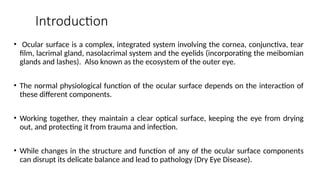 CONJUNCTIVA AND CORNEAL DISORDERS MBBS.pptx