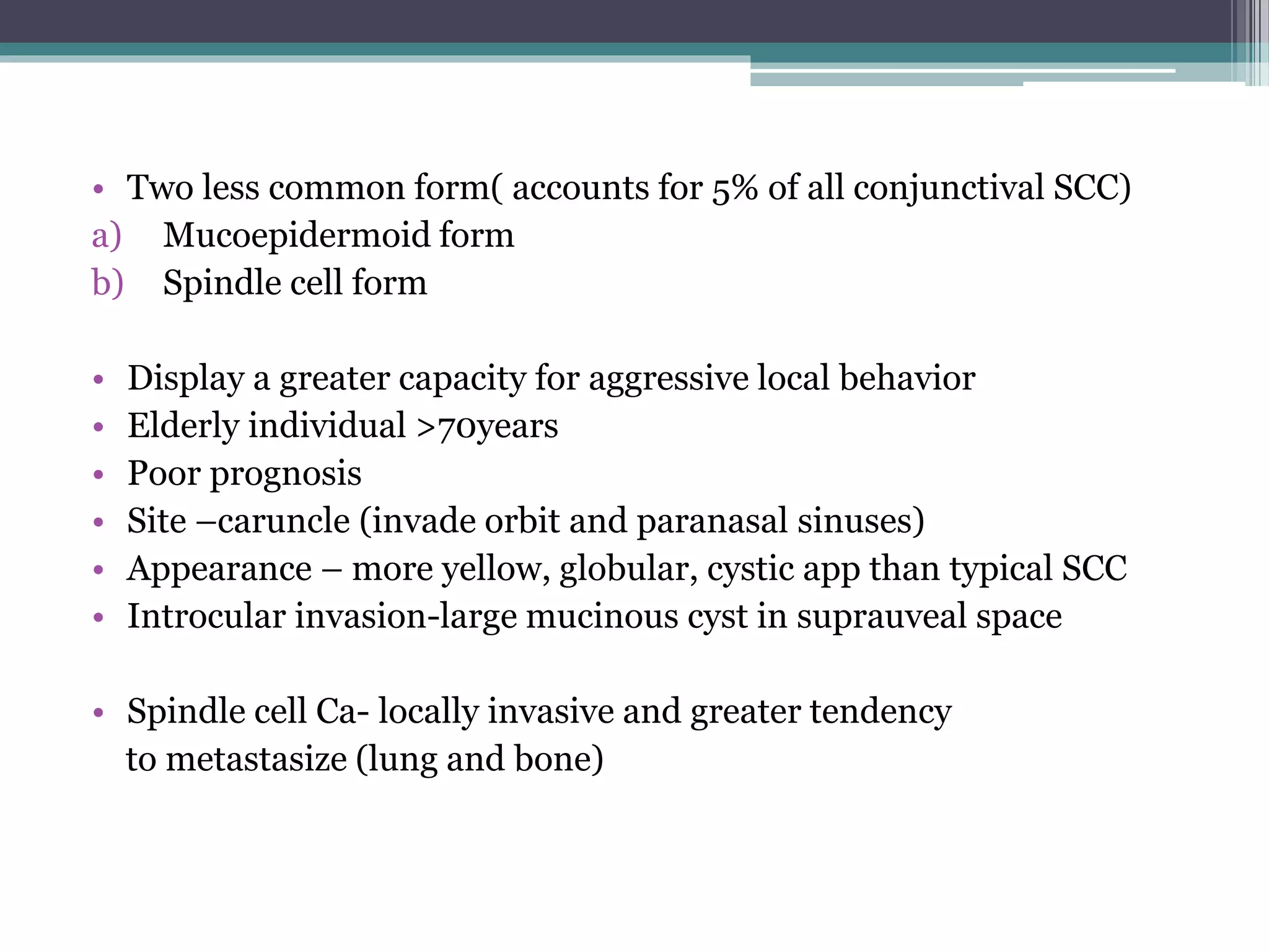 Conjunctival tumors | PPTX