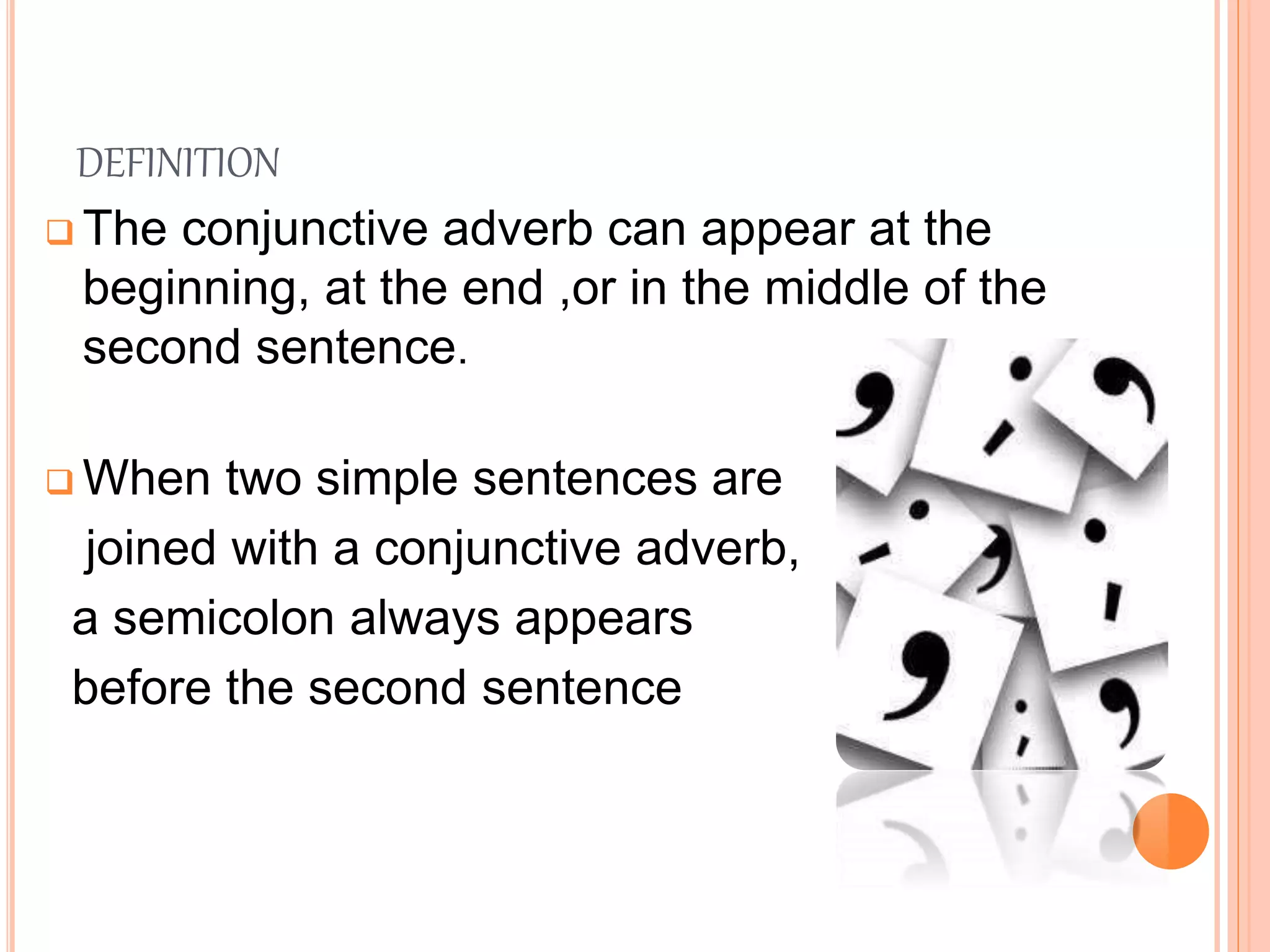 Conjunctive adverb | PPTX