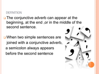 Conjunctive adverb | PPTX
