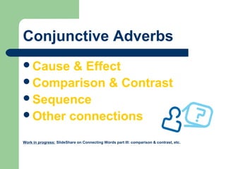 English Grammar: Conjunctive Adverbs | PPT