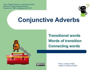 English Grammar: Conjunctive Adverbs | PPT