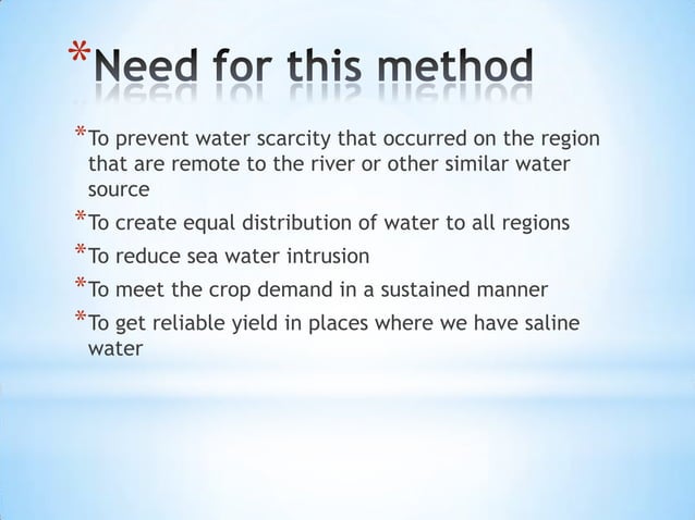 Conjunctive Use Of Water And Water Budgeting Ppt