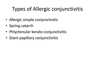 Conjunctivities prevention-occupational health | PPTX