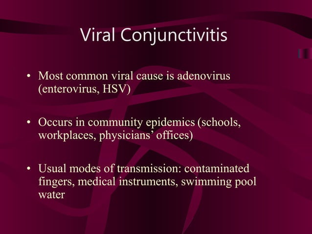 Conjunctivitis 120201025034 Phpapp02 Converted Ppt