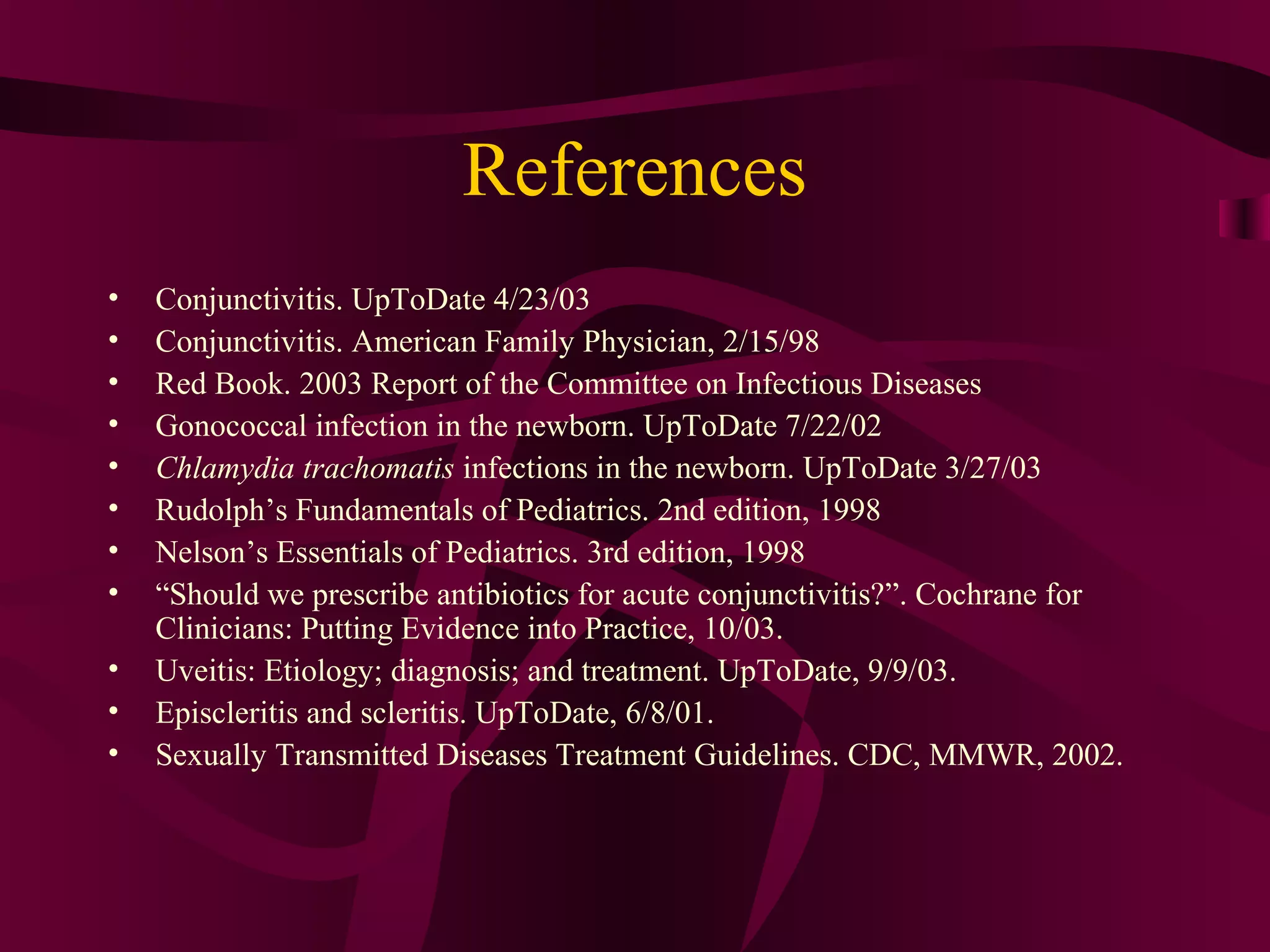 Conjunctivitis | PPT