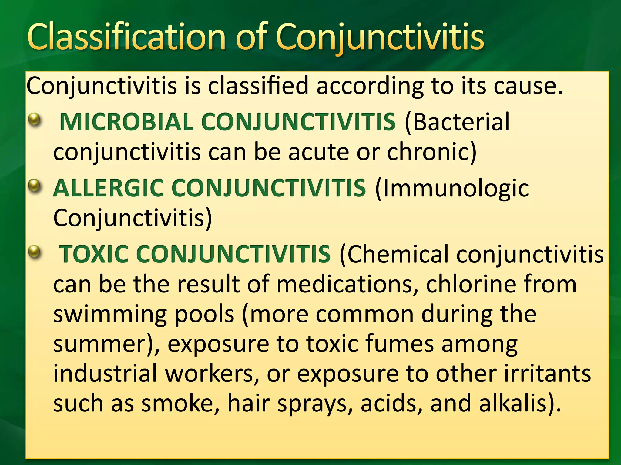 Conjunctivitis | PPTX