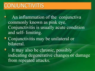 Conjunctivitis | PPTX
