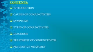 Conjunctivitis | PPTX