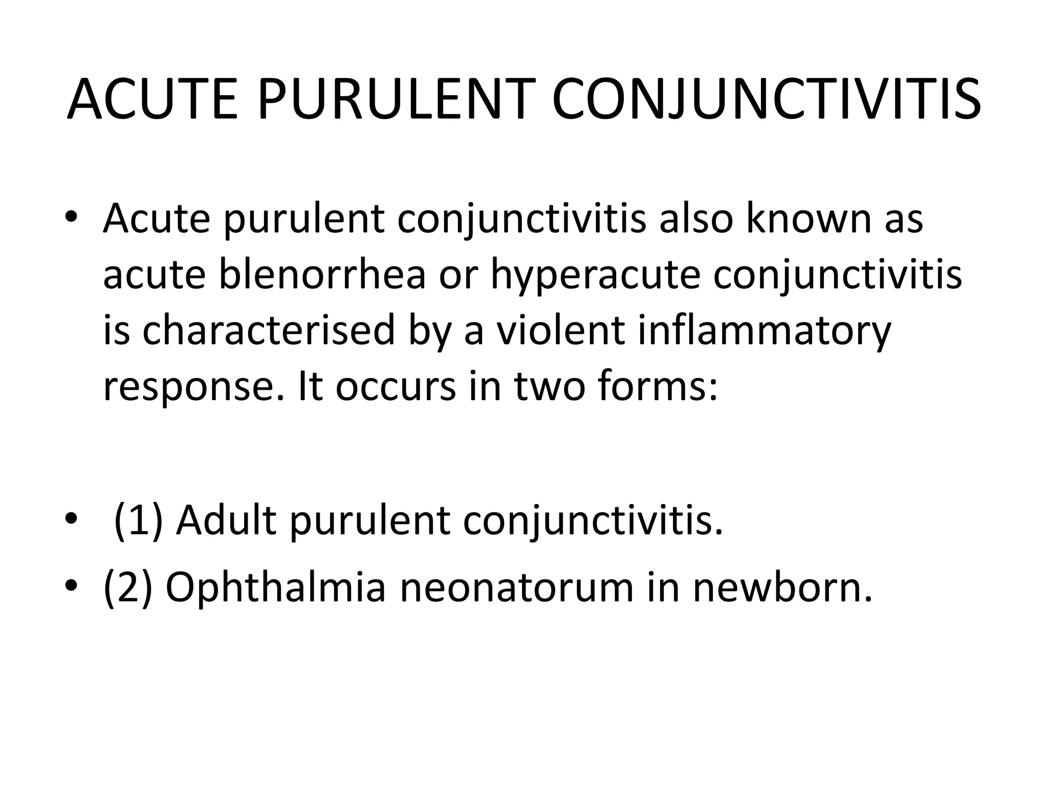Conjunctivitis | PPTX