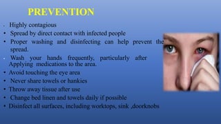 Conjunctivitis | PPTX