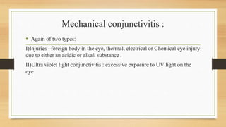 conjunctivitis.pptx | Eye and Vision Conditions | Diseases and Conditions
