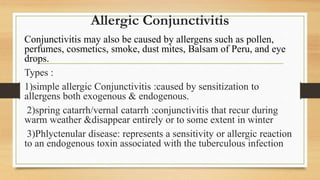 conjunctivitis.pptx | Eye and Vision Conditions | Diseases and Conditions