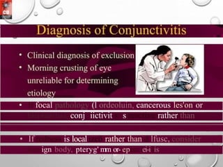 conjunctivitis.adult health nursig 2 eye dis | PPTX