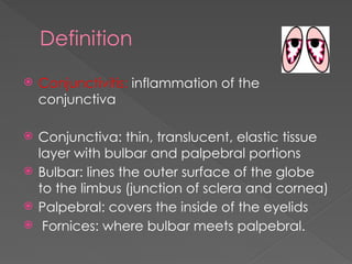 Conjunctivitis.pptx . . . . . . . . . . . . | PPT