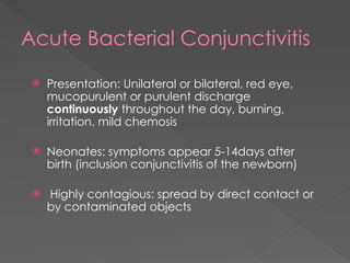 Conjunctivitis.pptx . . . . . . . . . . . . | PPT