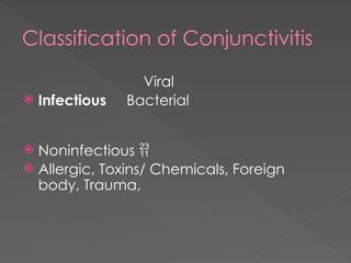 Conjunctivitis.pptx . . . . . . . . . . . . | PPT