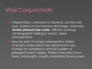 Conjunctivitis.pptx . . . . . . . . . . . . | PPTX