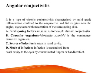 CONJUNCTIVITIS .pptx inflammation of the conjunctiva and types | PPTX