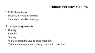 CONJUNCTIVITIS RELATED TO HEALTH PROBLEMS | PPTX