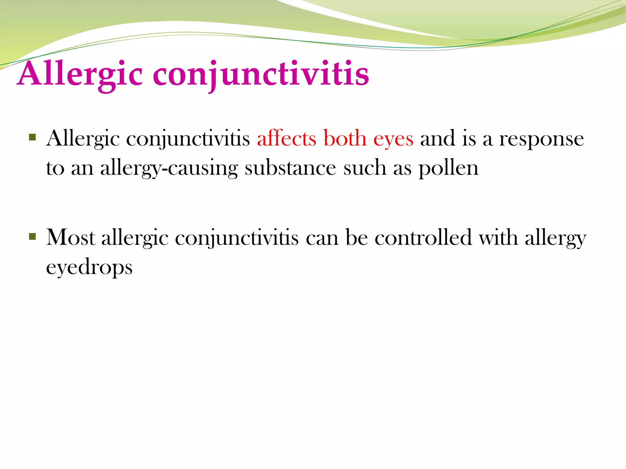 Conjunctivitis | PDF