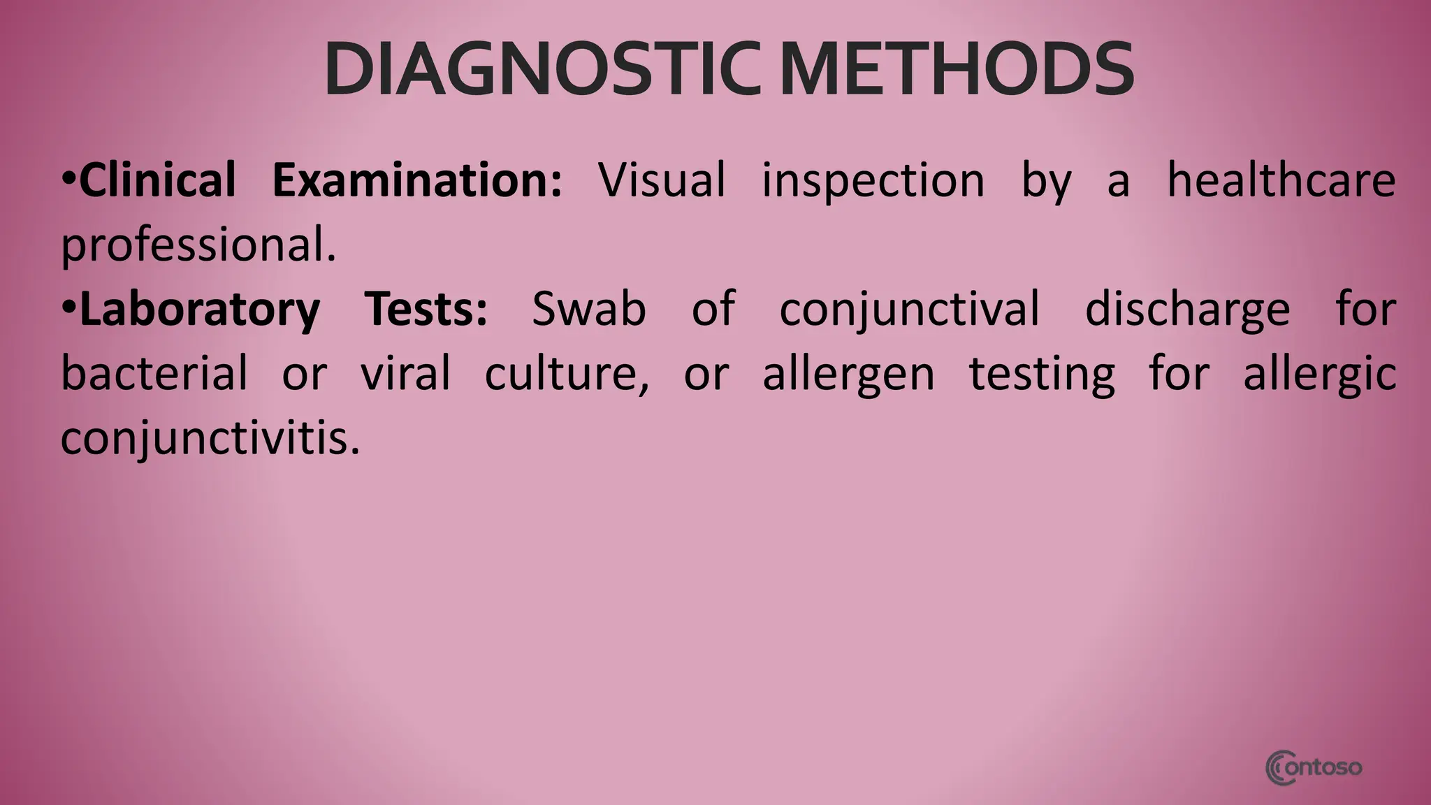 Conjunctivitis - its types, clinical manifestation and nursing ...