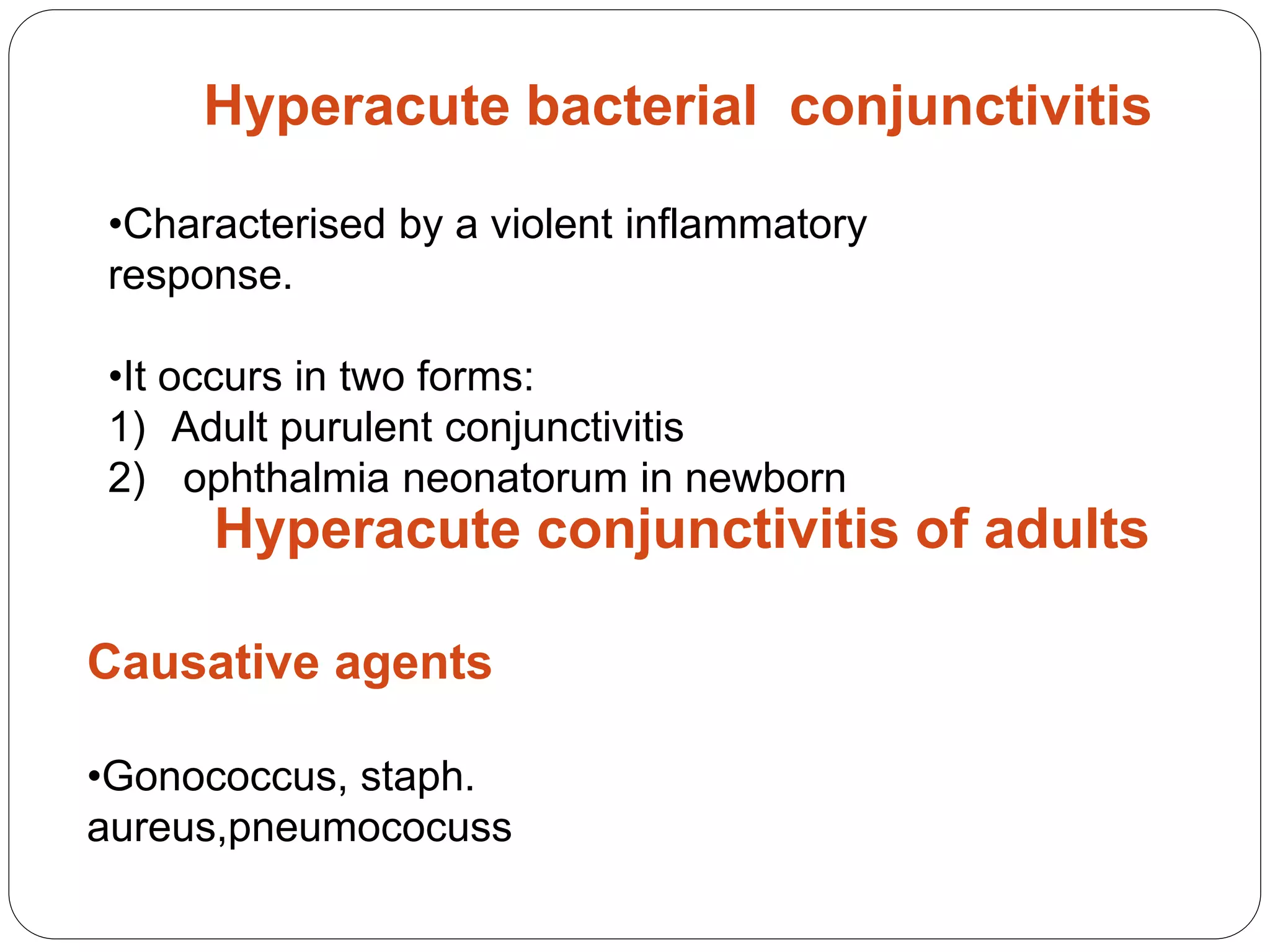 Conjunctivitis | PPTX