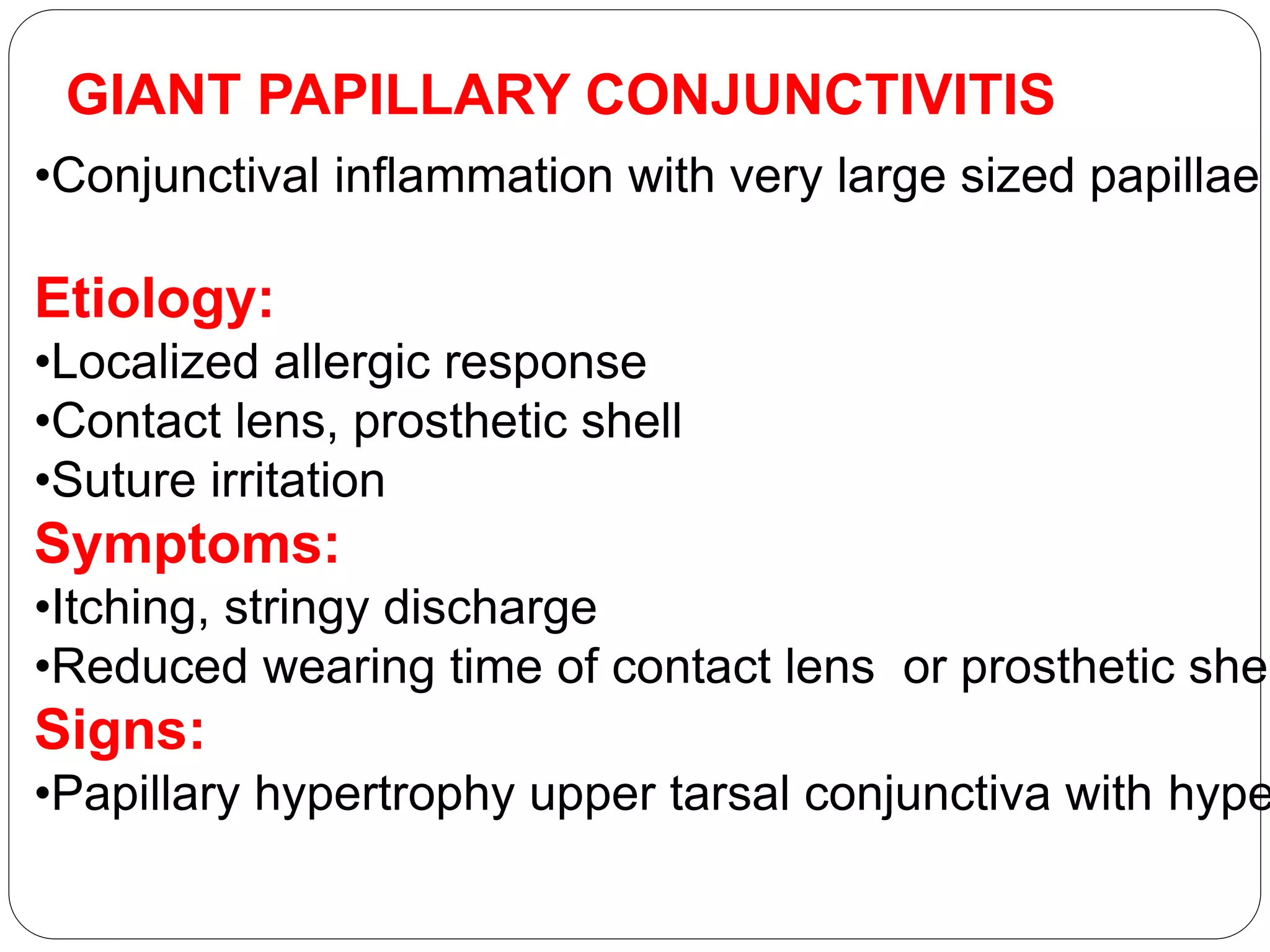 Conjunctivitis | PPTX