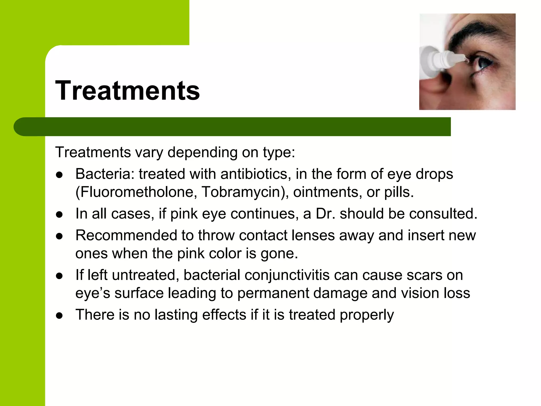Conjunctivitis final presentation | PPTX