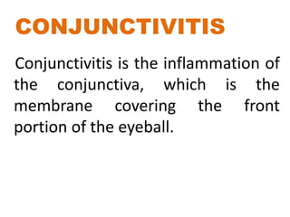 Conjunctivitis in cat | PPTX